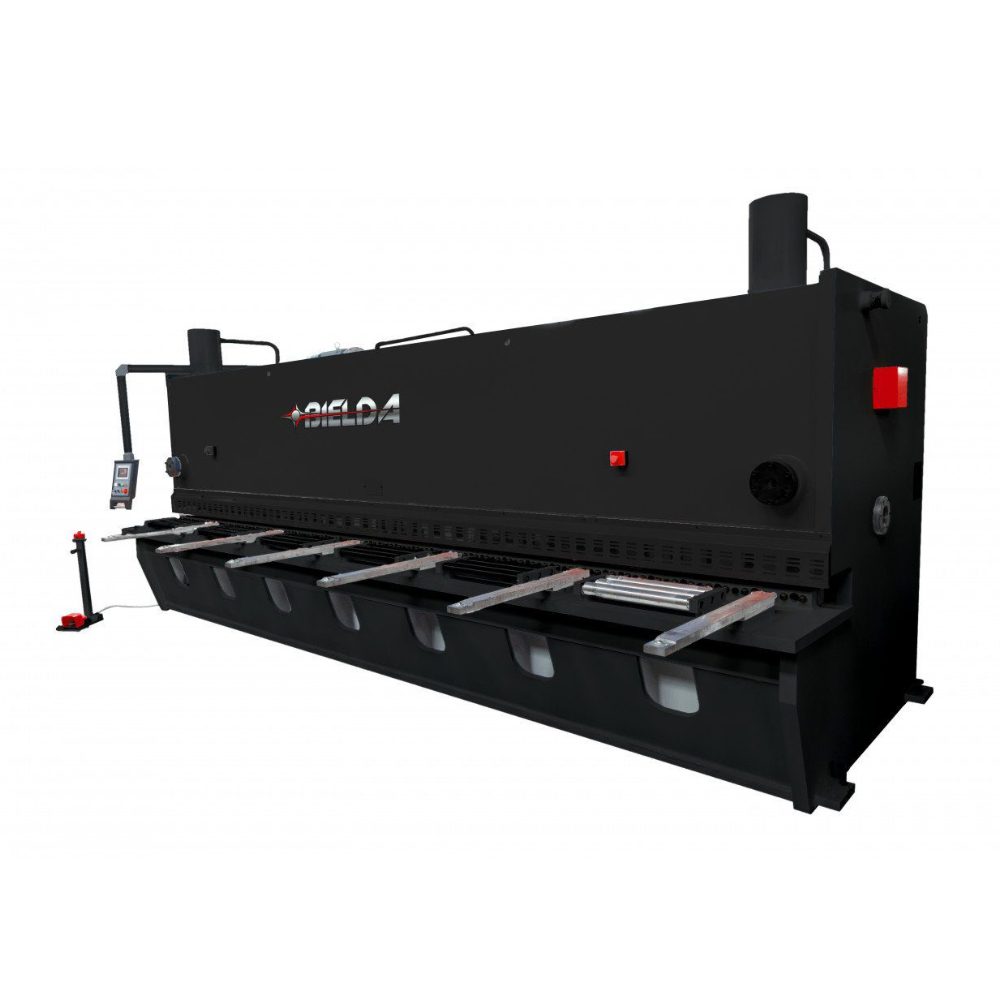 Ghilotină model BV, cadru monobloc, controler CNC, masă cu role - Bielda